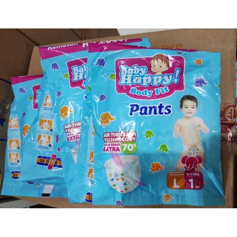 Jual Baby Happy Pants /Popok Baby Celana (6 Sachet) | Shopee Indonesia
