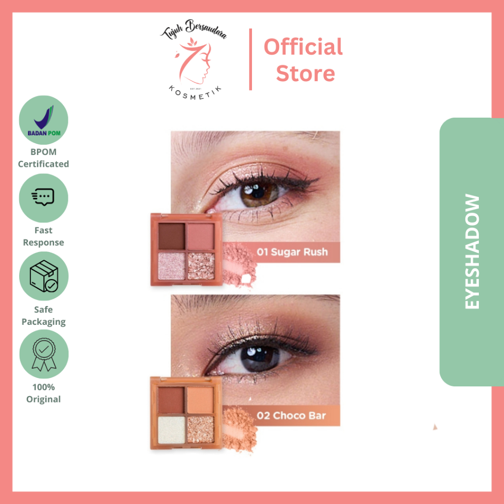 Jual Azarine Sweet Treats Eyeshadow 5.5 gr | Shopee Indonesia