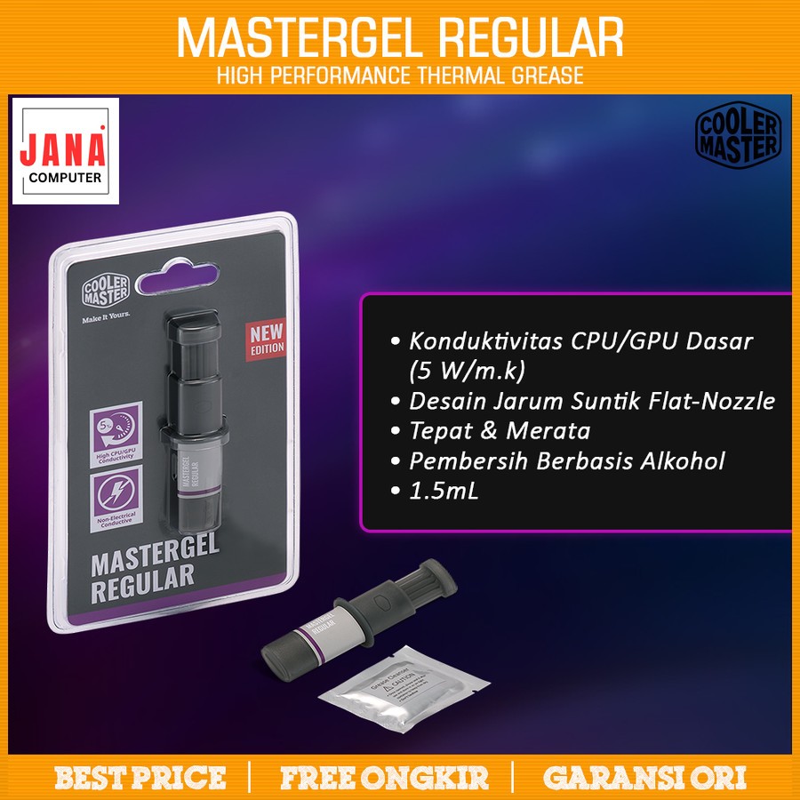 Jual Cooler Master Thermal Paste - MasterGel Regular New Edition ...