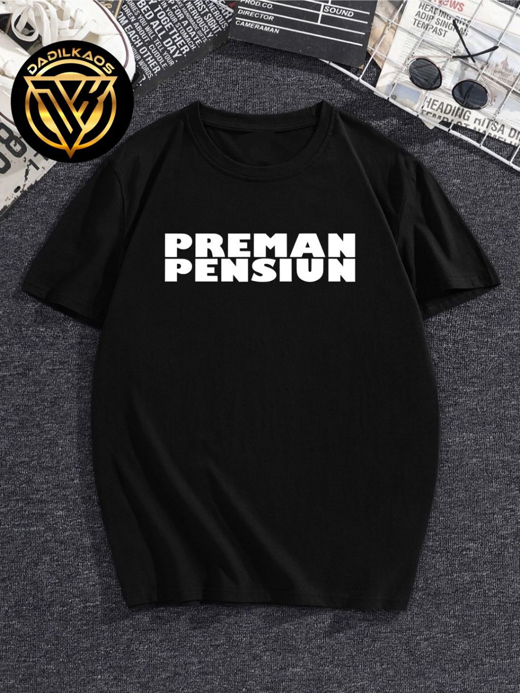 Jual Kaos preman pensiun bahan katun combed premium | Shopee Indonesia