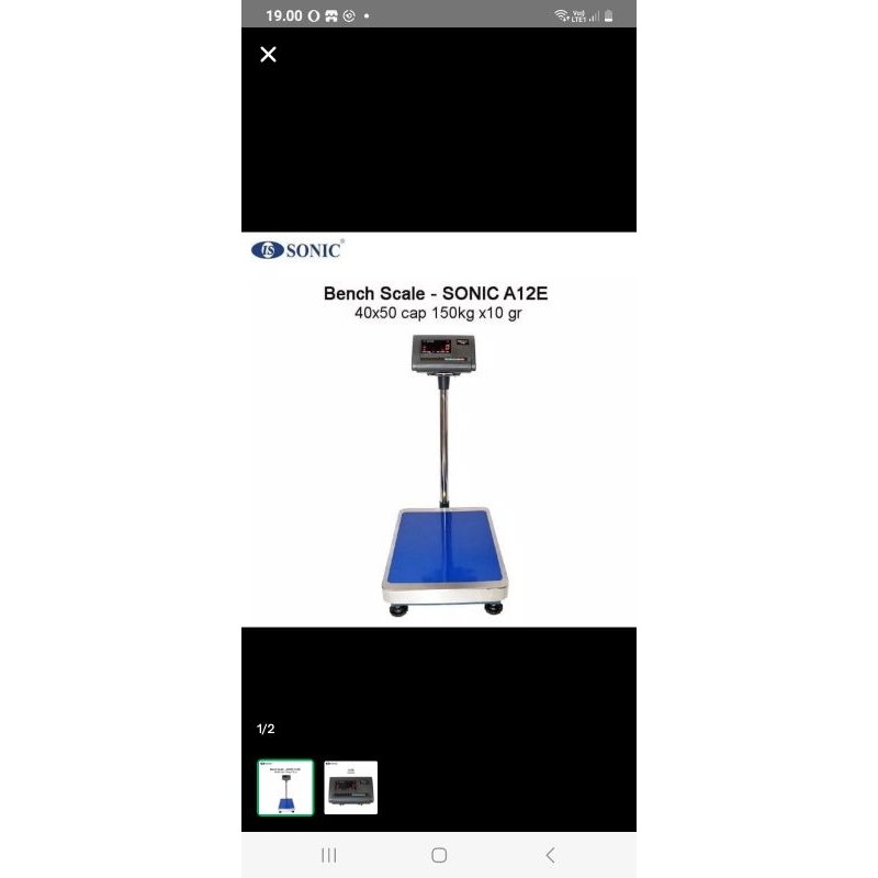 Jual TIMBANGAN DIGITAL SONIC A12E 150KG X 10GR / TIMBANGAN CARGO / EKPEDISI 150KG X 10GR ...