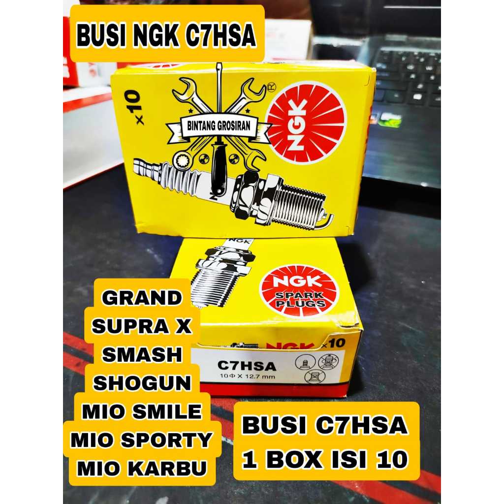 Jual busi C7HSA busi grand per PACK isi 10 pcs (10) KUALITAS ASLI ...