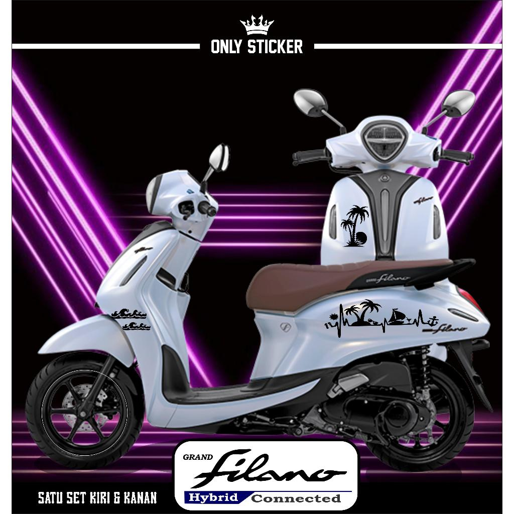 Jual STICKER CUTTING FILANO | MOTIF 23 | STRIPING GRAND FILANO | YAMAHA ...