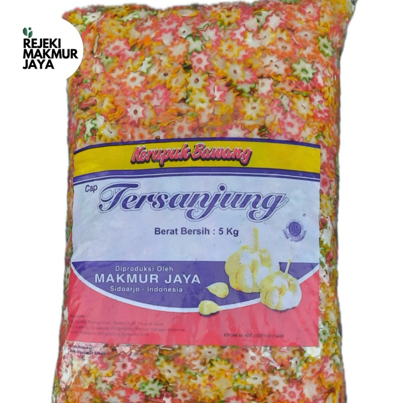 Jual (250 GR) Kerupuk Bawang Tersanjung Makmur Jaya Sidoarjo Jawa Snack ...