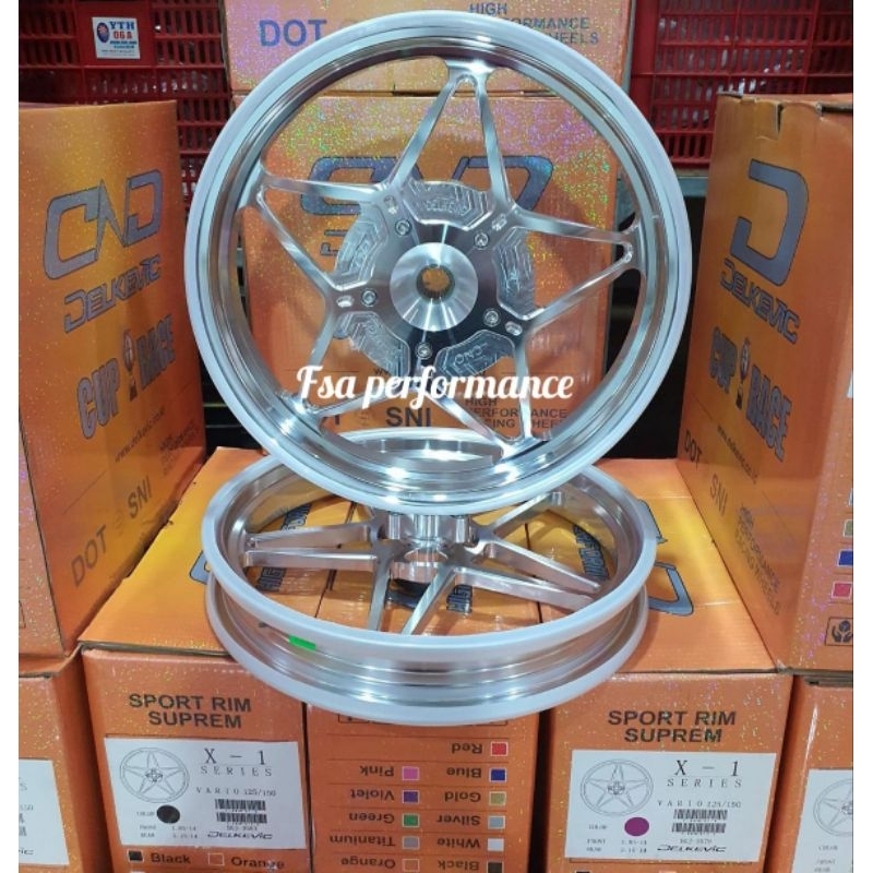 Jual VELG BINTANG DELKEVIC X1 VARIO 125 VARIO 150 BEAT SCOOPY GENIO ...