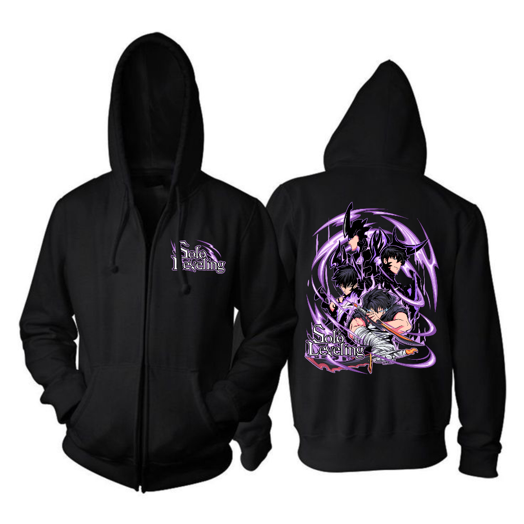 Jual Jaket Zipper Anime Solo Leveling 4 Evolution Series Size S-5XL ...