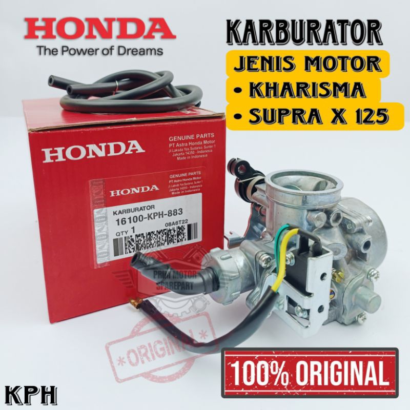 Jual KARBURATOR ORIGINAL KPH MOTOR KHARISMA/ SUPRA X 125 KUALITAS ASLI ...