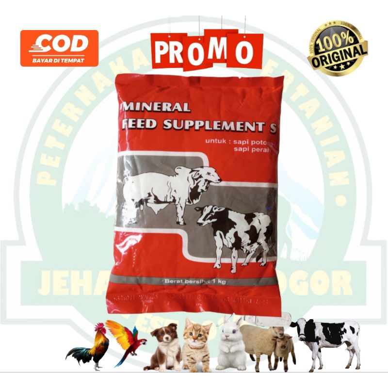 Jual MINERAL FEED SUPPLEMENT UNTUK SAPI POTONG SAPI PERAH 1 KG | Shopee ...