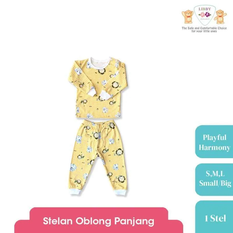 Jual Libby Baju Anak Setelan Panjang Kancing Pundak Satuan Size M dan L ...