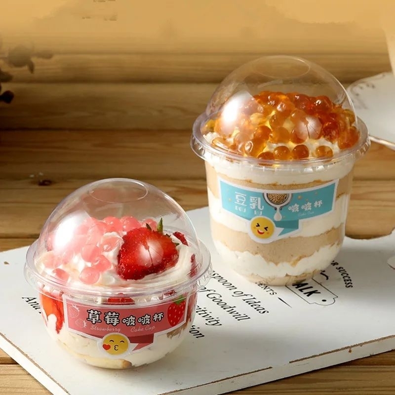 Jual Dessert Cup Cake Cup Gelas Boba 360ml 250ml (isi 10set) Tebal Cup es krim | Shopee Indonesia
