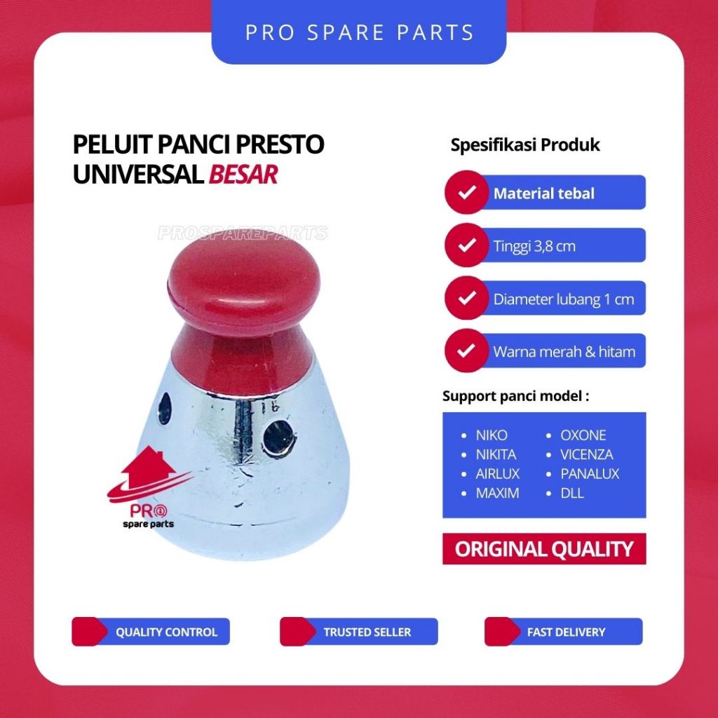 Jual Peluit BESAR / Pluit Uap / Alat Penutup Uap Panci Presto MULTI ...