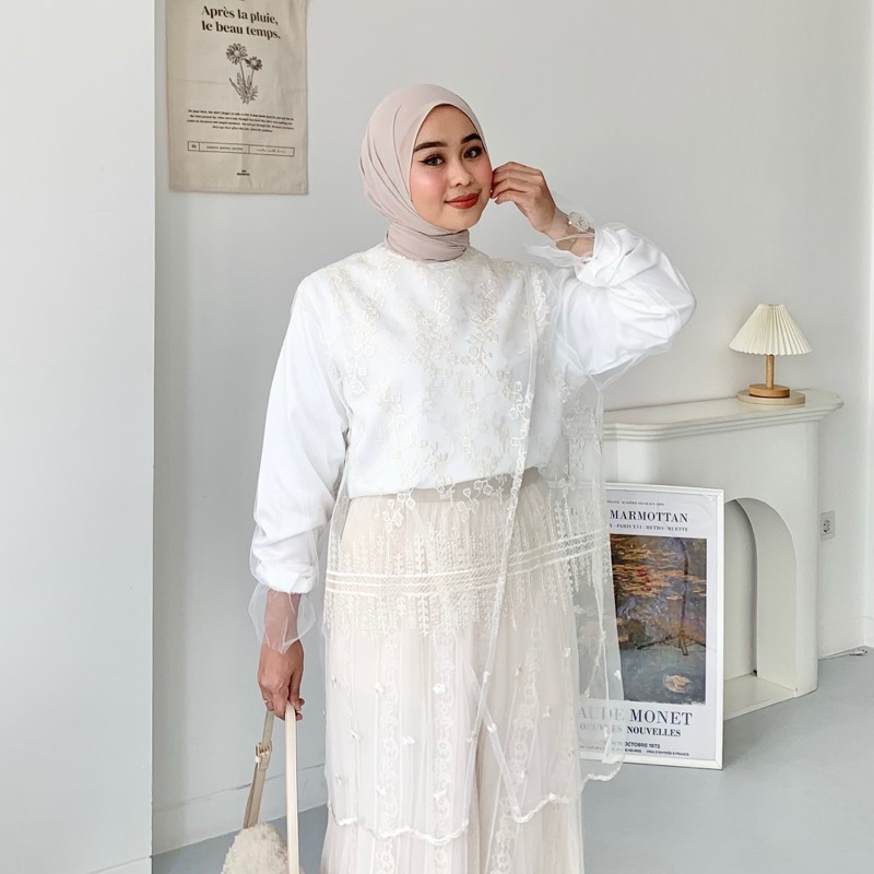 Jual outer organza / outer kondangan / outer brukat / baju kondangan ...