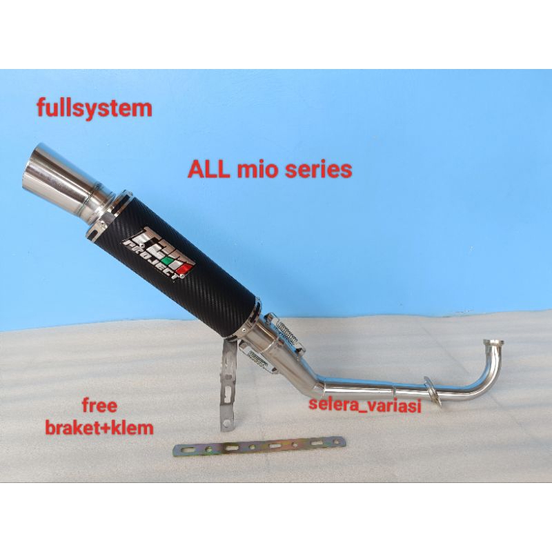 Jual knalpot racing KARBON untuk motor MATIC MIO/ALL TYPE MIO. mio ...