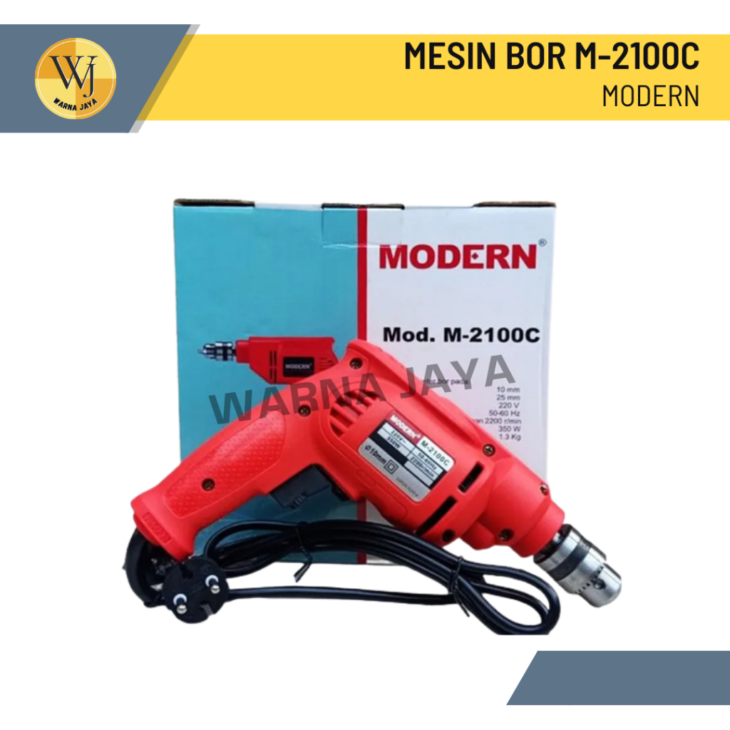 Jual Mesin Bor Modern M-2100C - 10 MM / Bor Listrik Kayu dan Besi ...