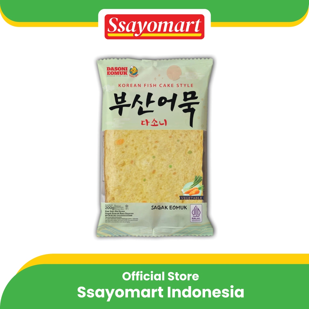 Jual Dasoni Busan Eomuk Sayur/ Odeng Sayur Korea - 500 gram | Shopee ...