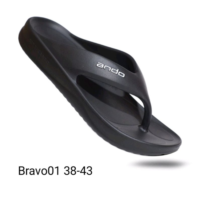 Jual Sendal Ando Bravo01 size 38-43 sandal jepit cowok terbaru ringan ...