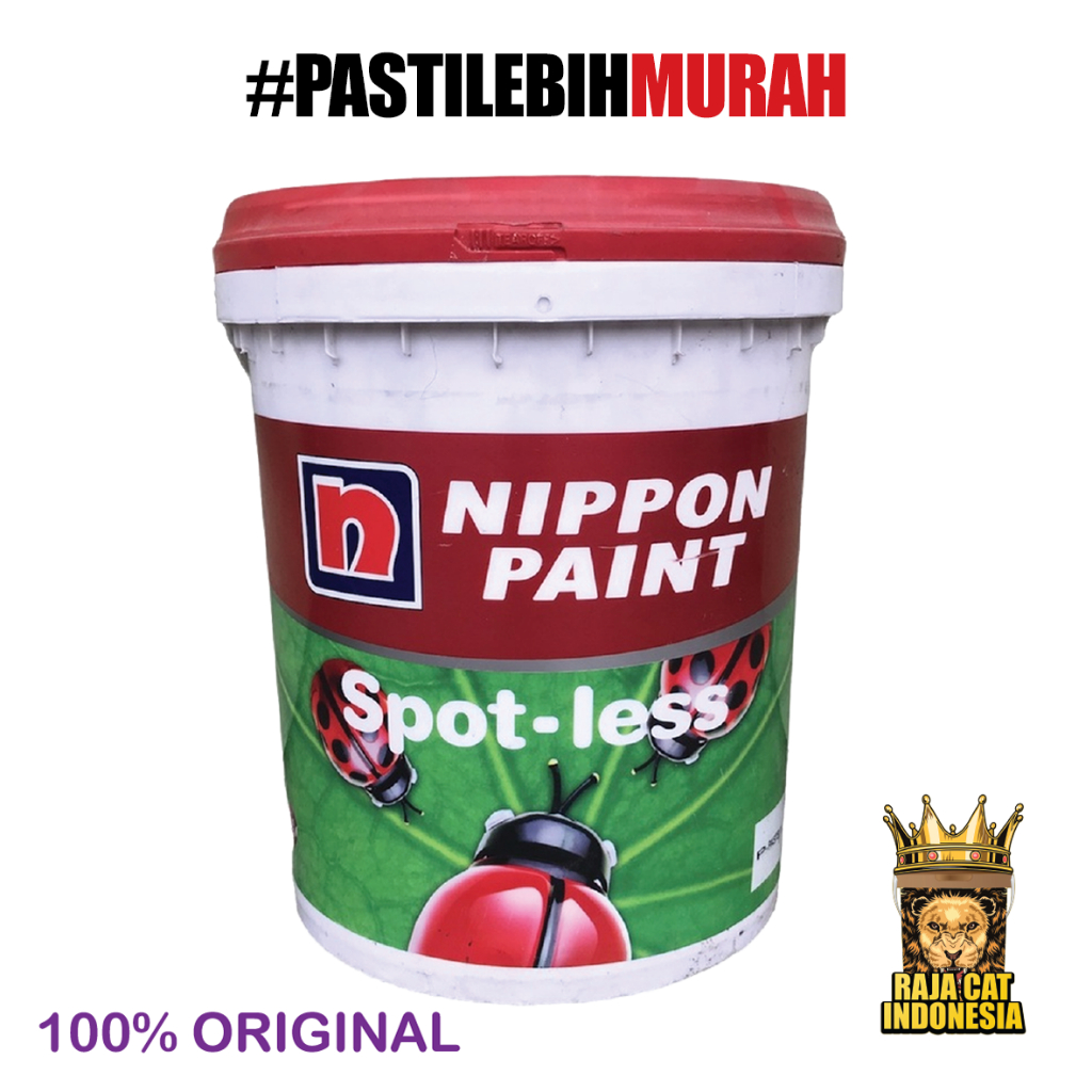 Jual Cat Tembok Interior Anti Noda Nippon Spotless Brilliant White 20 ...