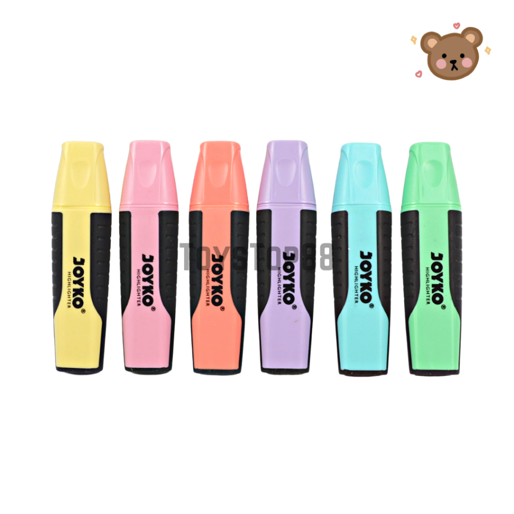 Jual Highlighter Joyko HL-6/11 Pastel Color - Penanda Berwarna - Spidol ...