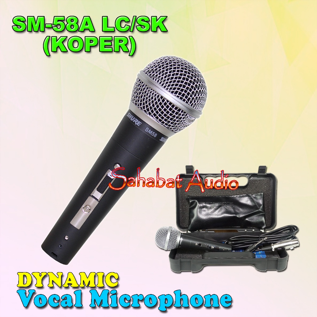 Jual Mic Kabel SM 58 SK / Microphone Cable SM 58 LC / SM-58SK / SM-58 LC | Shopee Indonesia