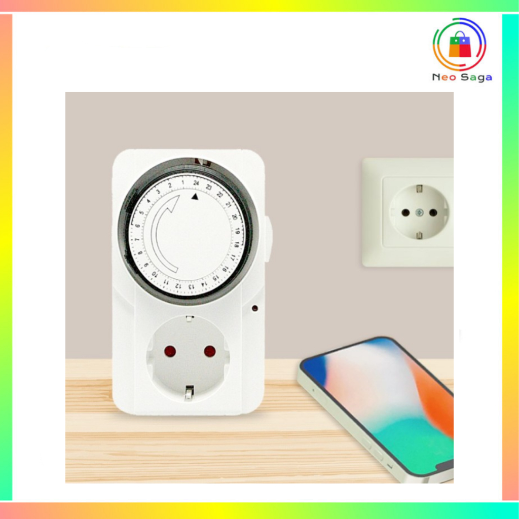 Jual stop kontak Timer Analog / Saklar Timer | Shopee Indonesia