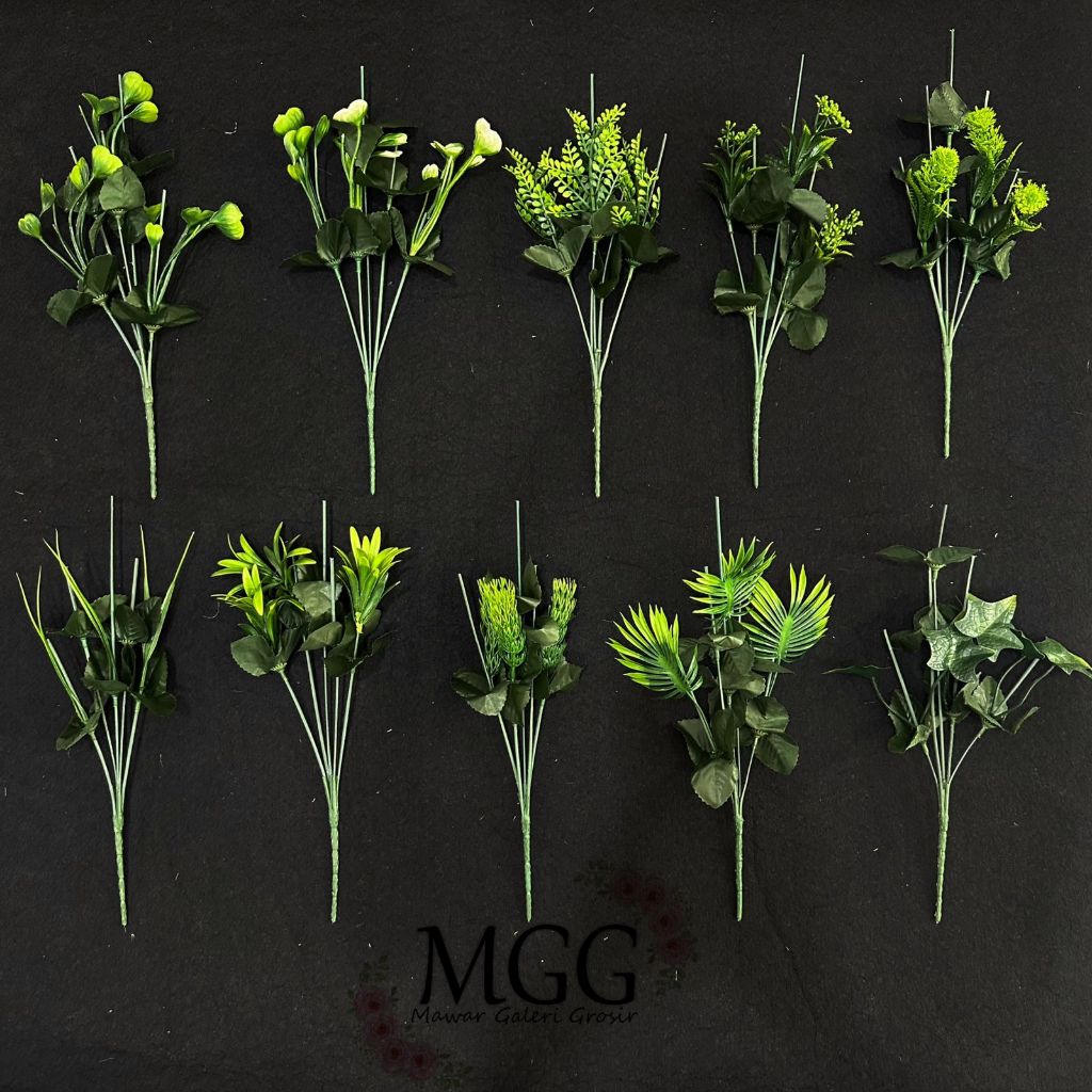 Jual Tangkai Bunga Premim Variasi Rumput Cabang 5 (Satuan) Daun Tangkai ...