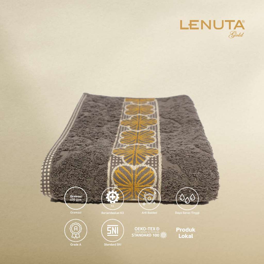 Jual Lenuta Gold - Roster (Handuk Mandi / Bath Towel 68x140 cm) | Shopee Indonesia