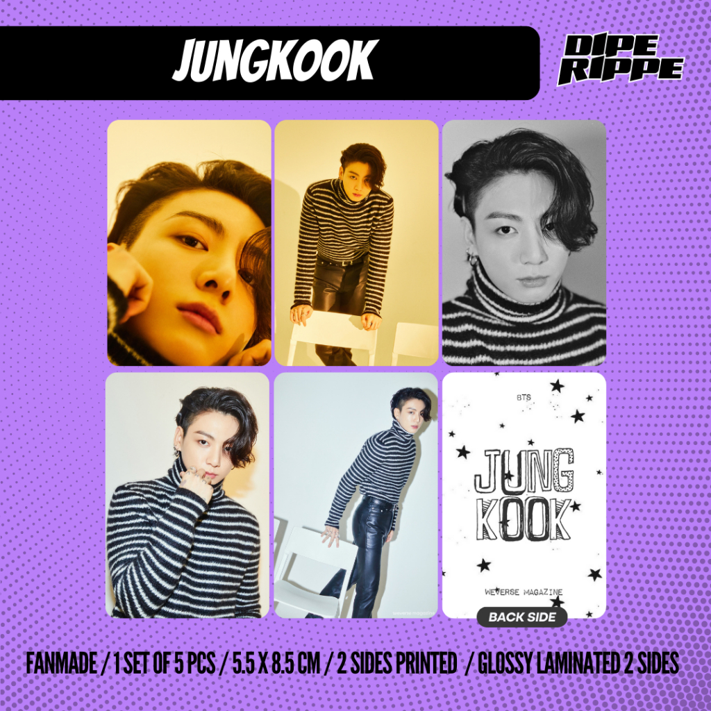 Jual BTS PHOTOCARD - WEVERSE MAGAZINE BUTTER JUNGKOOK JIMIN JIN NAMJOON ...