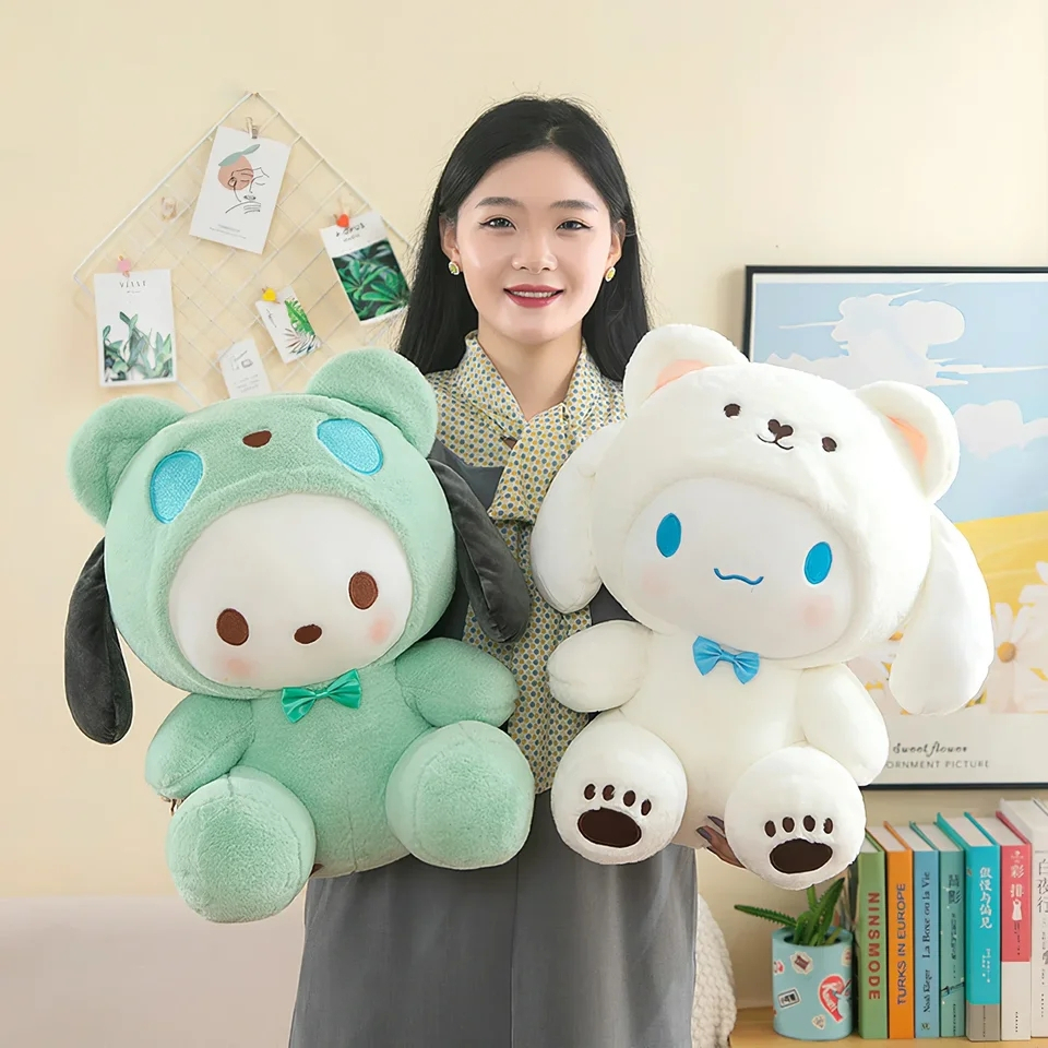 Jual Boneka sanrio cinnamoroll pochaco ukuran 40cm bahan plush sangat ...