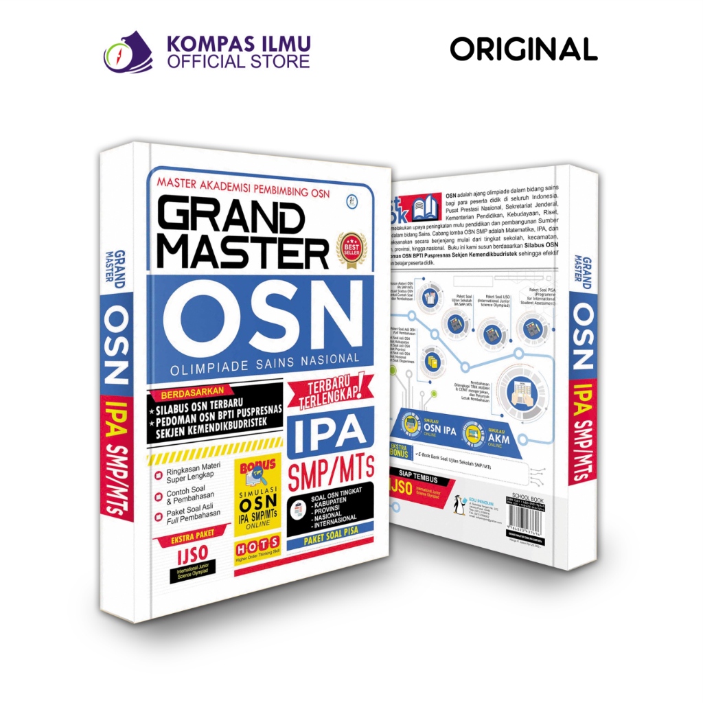 Jual Buku OSN SMP | Grand Master OSN IPA SMP/MTs Terbaru Terlengkap ...