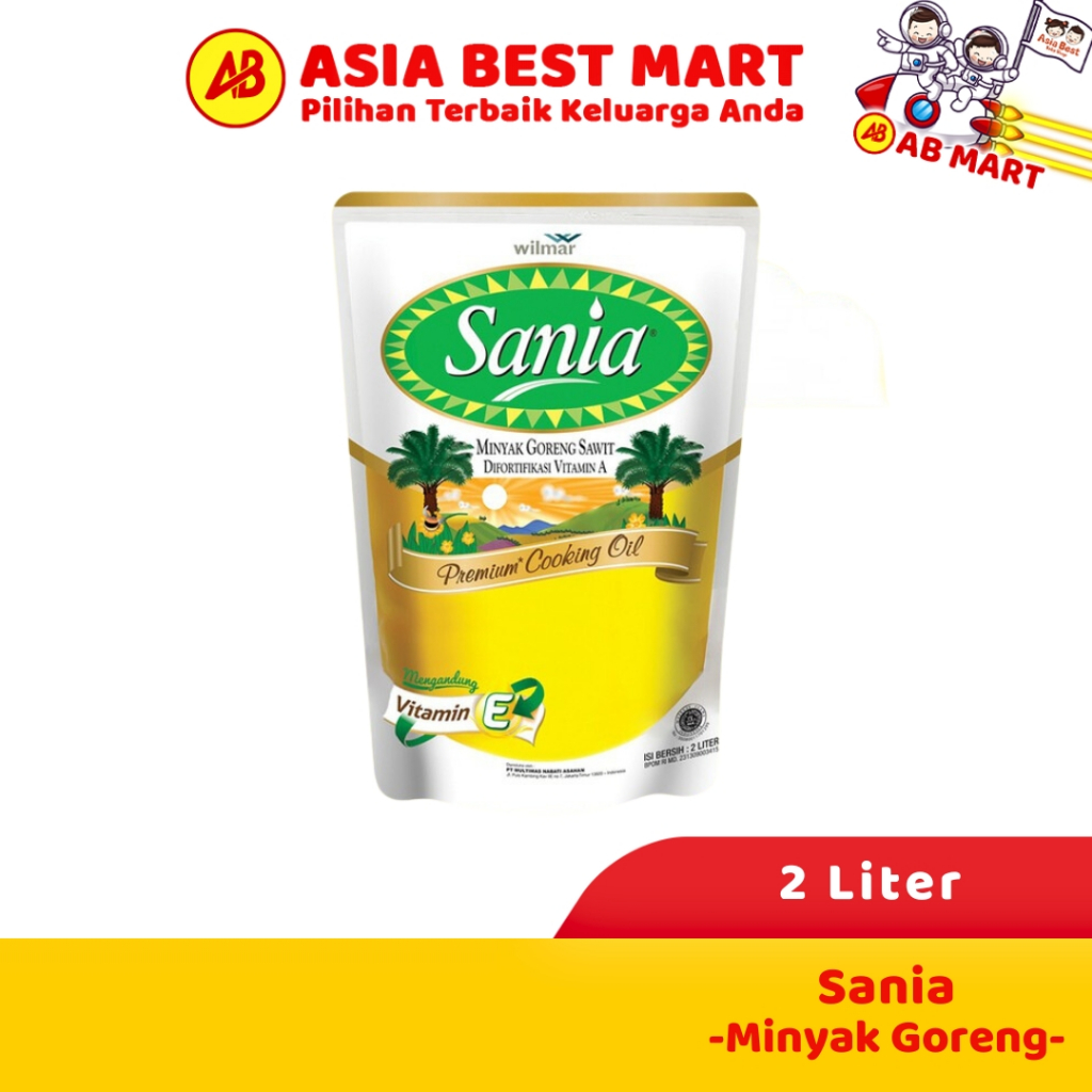 Jual Minyak Goreng Sania 2 Liter Refill Minyak Kelapa Sawit - ASIA BEST ...