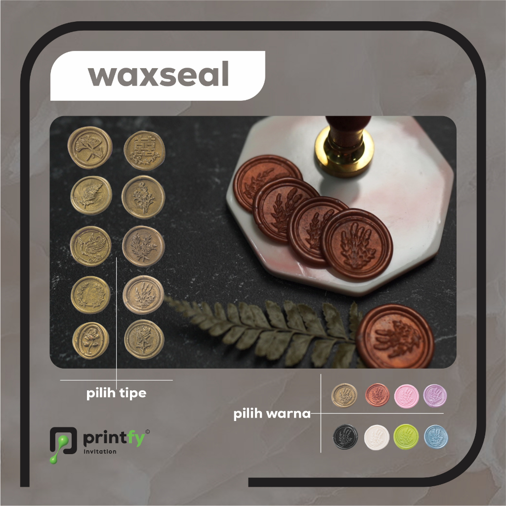 Jual Wax Seal | segel undangan | Shopee Indonesia