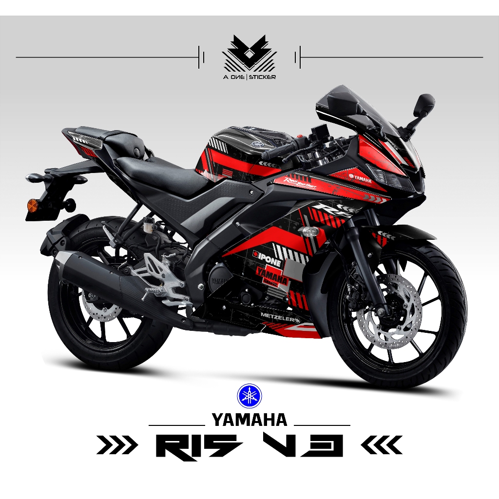 Jual STRIPING YAMAHA R15 V3 SEMIFULL MOTIF 2 / YAMAHA R15 / V3 / R15 ...