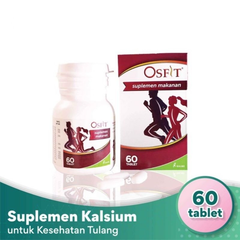 Jual OSFIT SUPLEMENT KALSIUM TULANG D3 MINERAL CALSIUM OSTEOPOROSIS ...