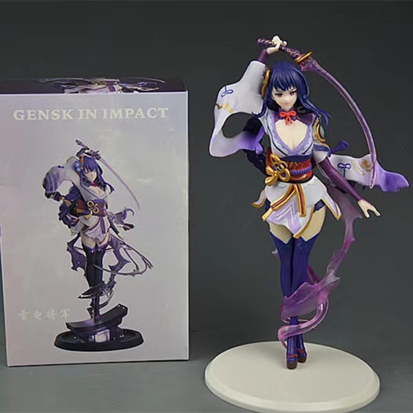 Jual Genshin Impact Wiki Raiden Shogun Action Figure 19cm | Shopee ...