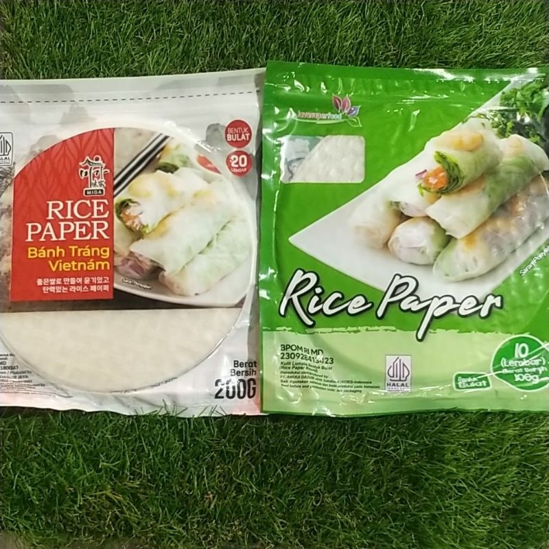 Jual Rice paper 10 lembar/20 lembar | Shopee Indonesia