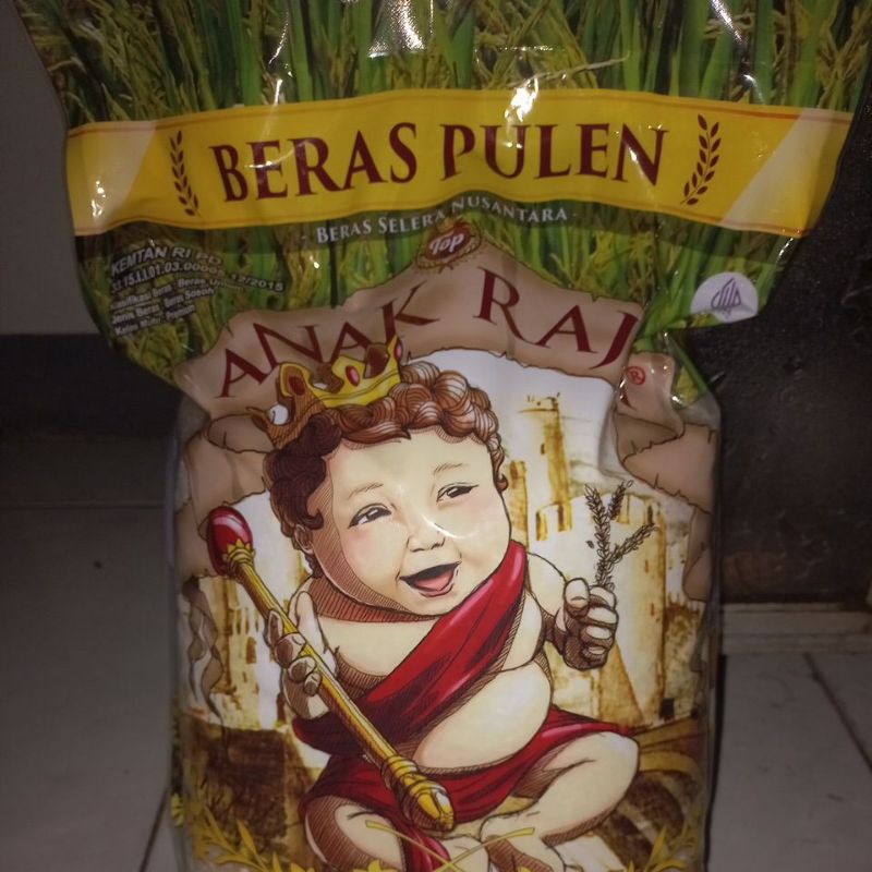 Jual BERAS ANAK RAJA 5KG / BERAS PULEN DAN ENAK / BERAS GENTONG REJEKI ...