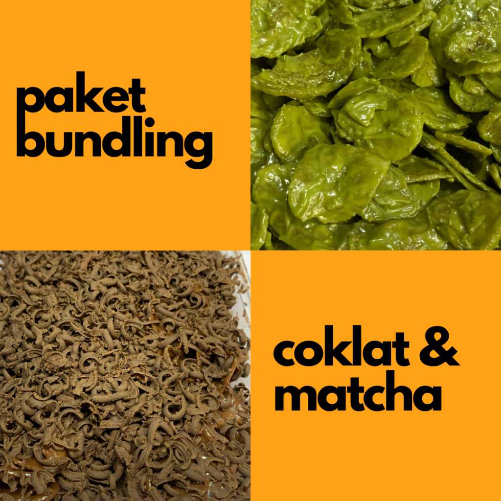 Jual paket bundling keripik pisang 200 gram rasa coklat & matcha enak ...