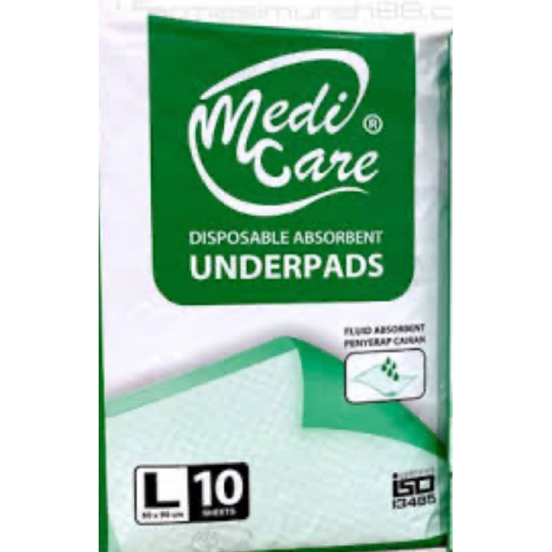 Jual MEDICARE UNDERPAD 60x90 PERLAK BAYI TATAKAN OMPOL ISI 10 PRODUKSI SENSI | Shopee Indonesia