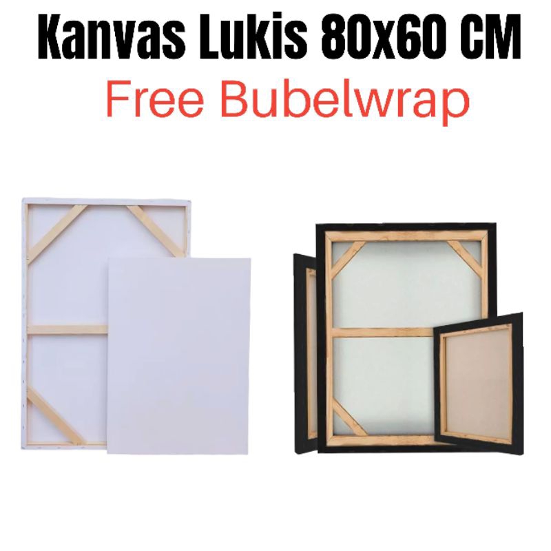 Jual kanvas lukis 80x60 canvas Lukis marsoto premium siap pakai ...