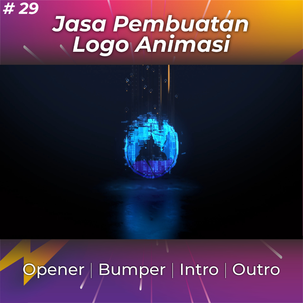 Jual Jasa pembuatan Video Animasi Opening Intro Outro Logo untuk kebutuhan Youtube Instagram ...