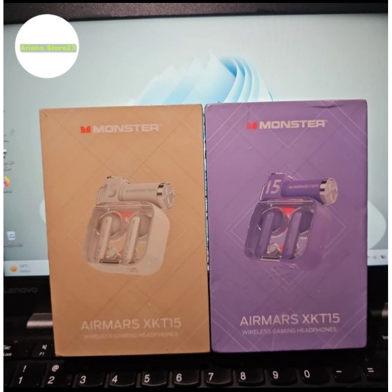 Jual MONSTER XKT15 XKT 15 / TWS MONSTER XKT15 WIRELESS EARBUDS GAMING ...