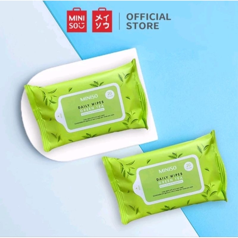 Jual Official BALI MINISO Daily Wipes / Tisu Basah Isi 20 Lembar Daily ...