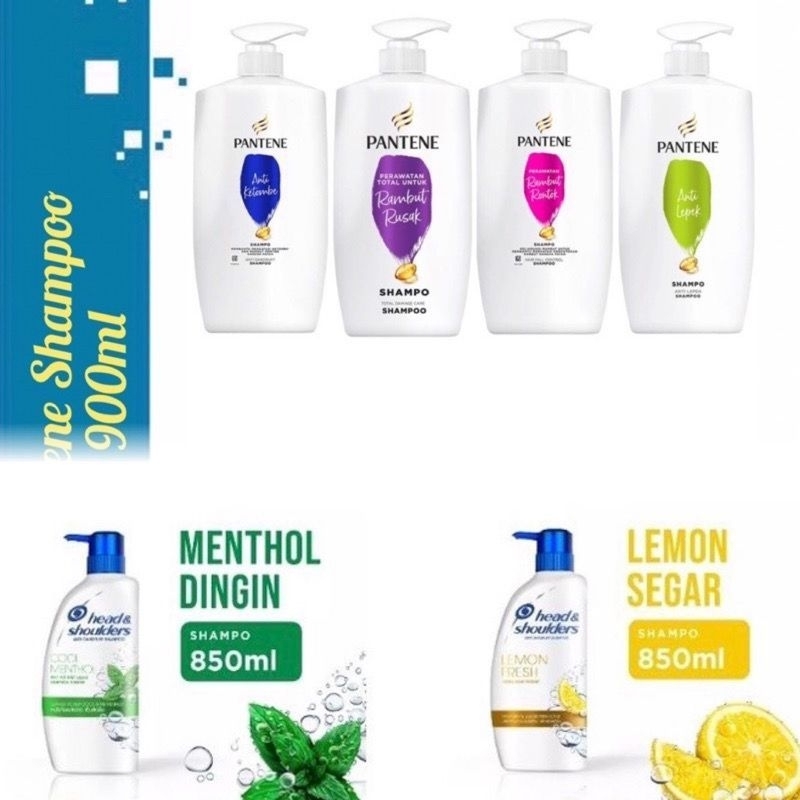 Jual SHAMPO BOTOL PANTENE 850ML/900ML | Shopee Indonesia