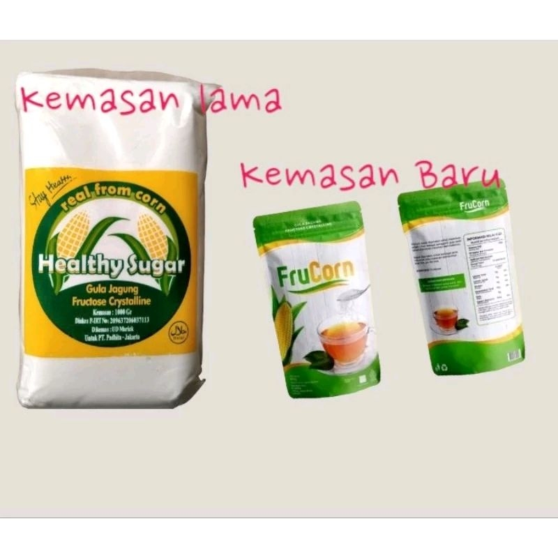 Jual KEMASAN BARU GULA JAGUNG HEALTHY SUGAR 500GR / GULA DIABETES ...