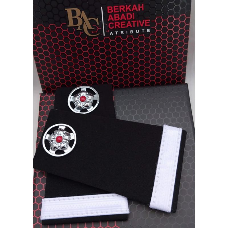 Jual Pangkat Pdh Pelmi/Pelayaran Balok Satu Putih Exclusive By Bac ...