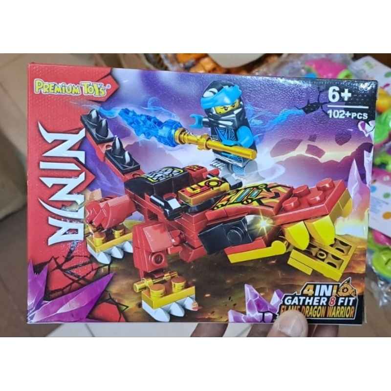 Jual Mainan brick Ninjago Dragon Warrior/brick Naga/bricks Dragon ...