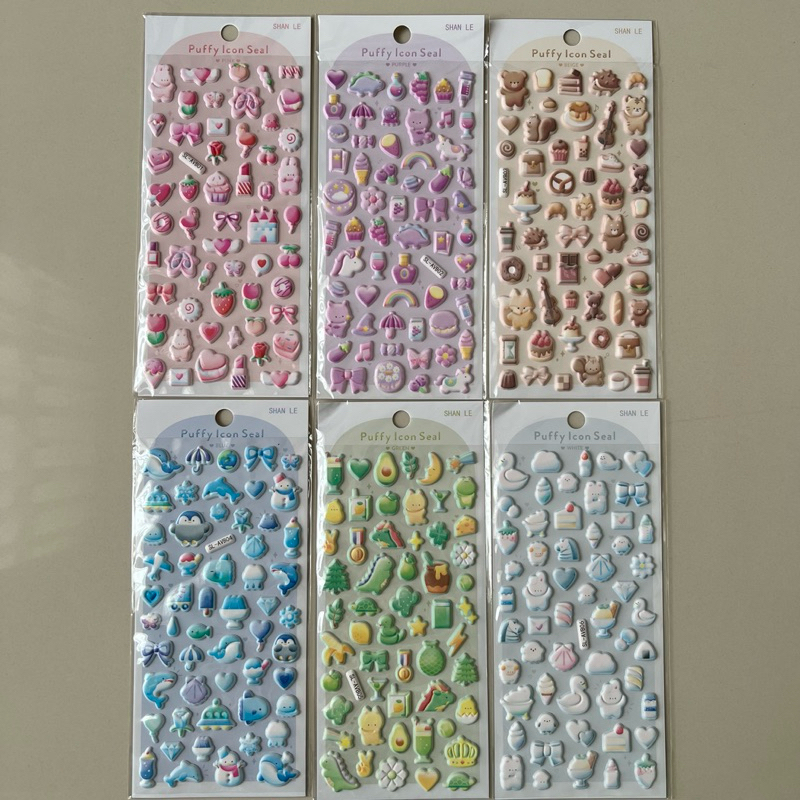 Jual Stiker Timbul Lucu Tema Warna Scrapbooking Shan Le | Shopee Indonesia