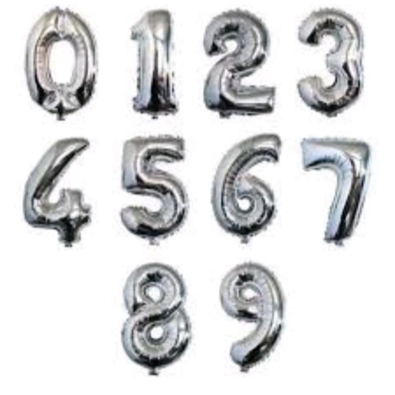 Jual Balon Foil Angka 40 cm | Shopee Indonesia