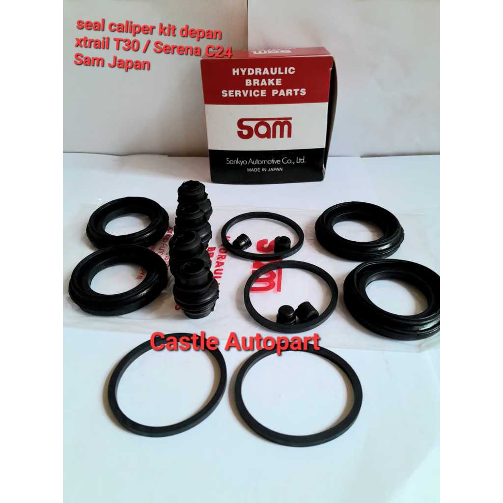 Jual Seal Caliper Kit Depan Nissan Xtrail T30 / Serena C24 Sam Japan | Shopee Indonesia