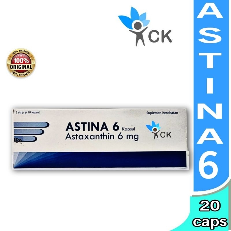Jual ASTINA BOX suplemen antioksidan ASTAXANTHIN | Shopee Indonesia